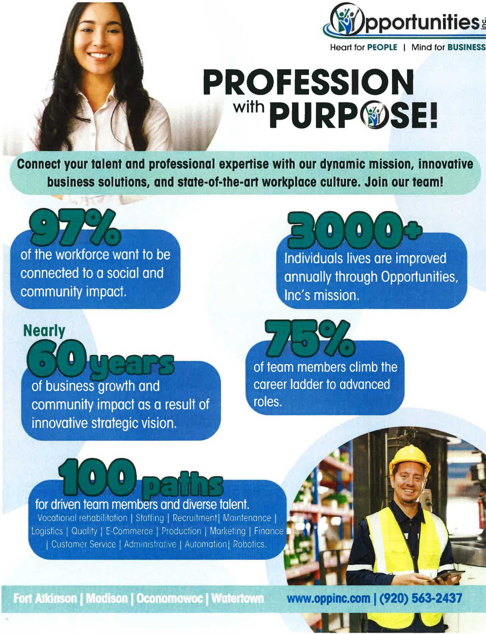 Profession with a Purpose - Opportunities, Inc.